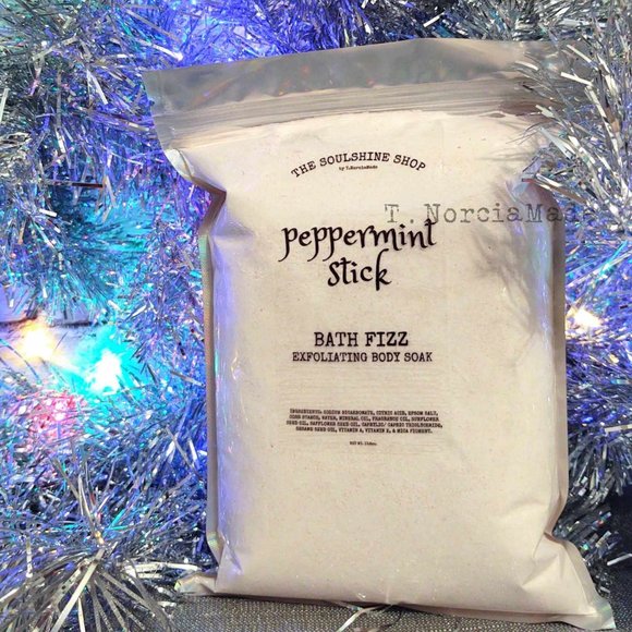 T.NorciaMade | Bath & Body | Peppermint Stick Bath Fizz Xl | Poshmark